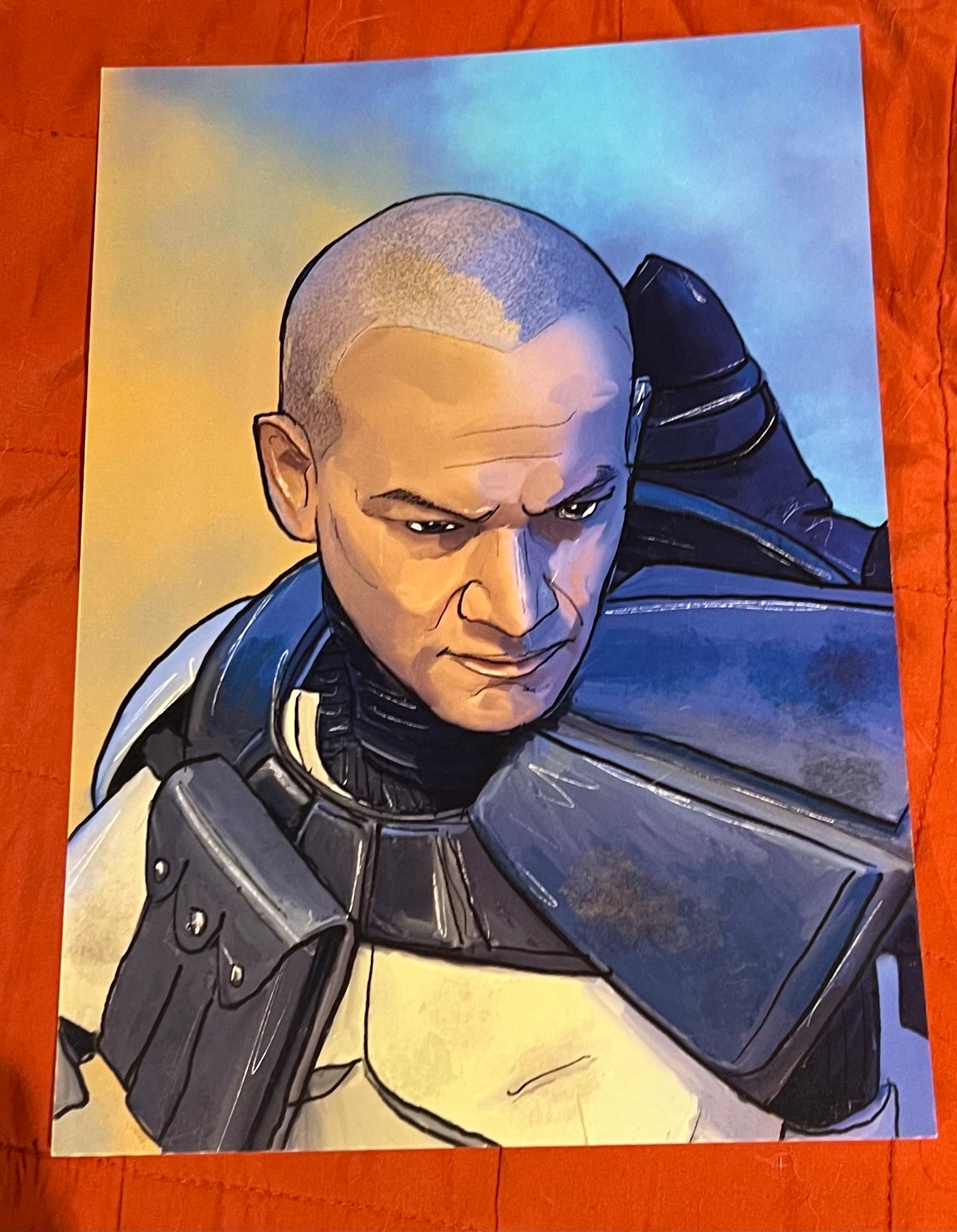 Captain Rex Art Print – Cardboard Colin Creations